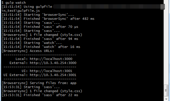 Gulp 修改文件 Browser Sync 自动刷新浏览器 畅玩coding